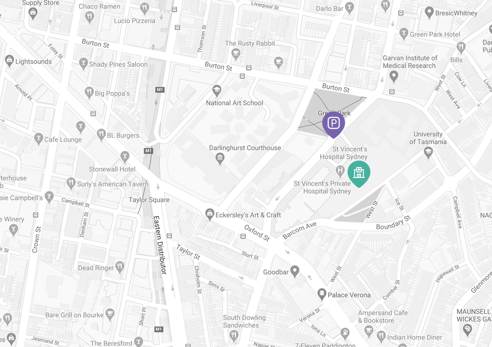 Getting Here |St Vincent's Private Hospital Sydney